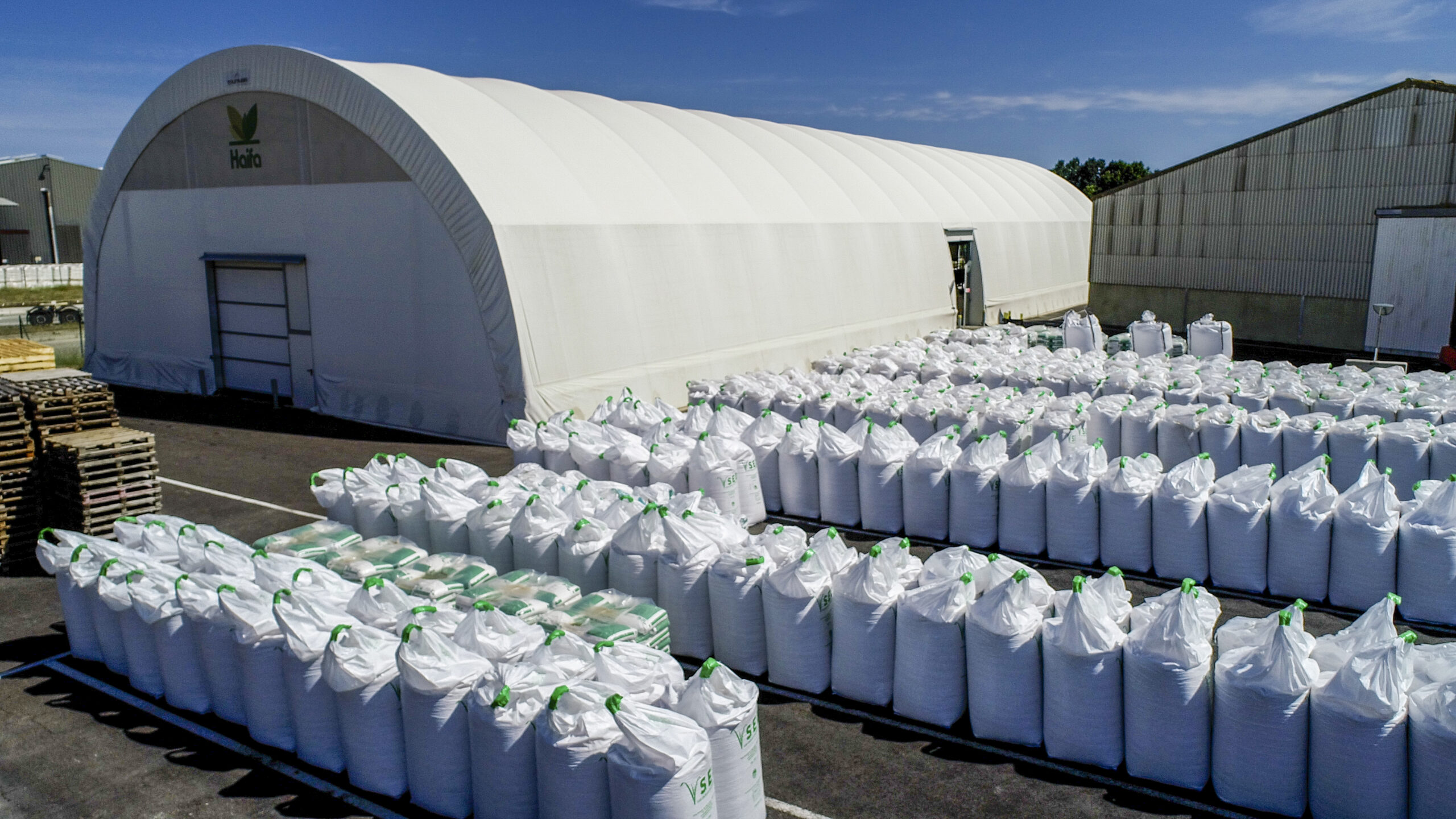 Big Bag Storage, Temporary Warehouse Building | Shelterall®