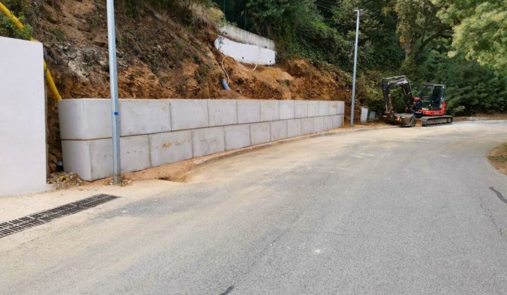 Mur de soutènement - Toutabri